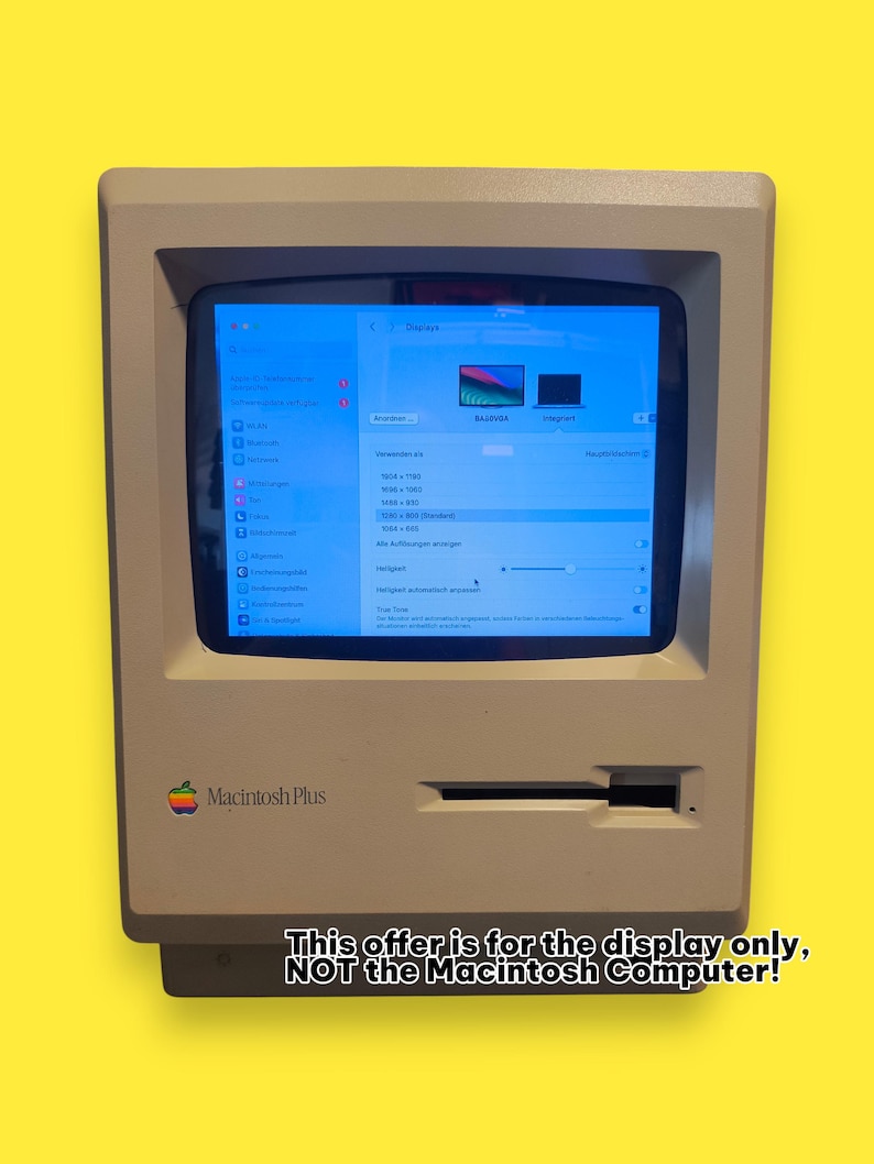 Modern Display for Classic Apple Macintosh - 8.4" 800x600 TFT LCD ...