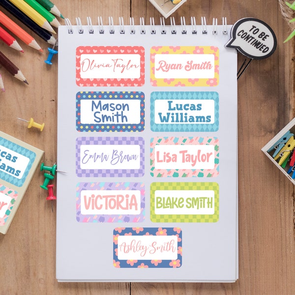 Kids Name Decals - Etsy