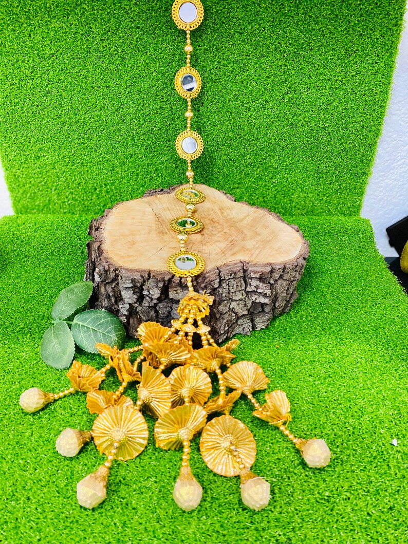 Traditional Punjabi Mirror Paranda/morni Mirror Paranda/mehndi Jaggo ...