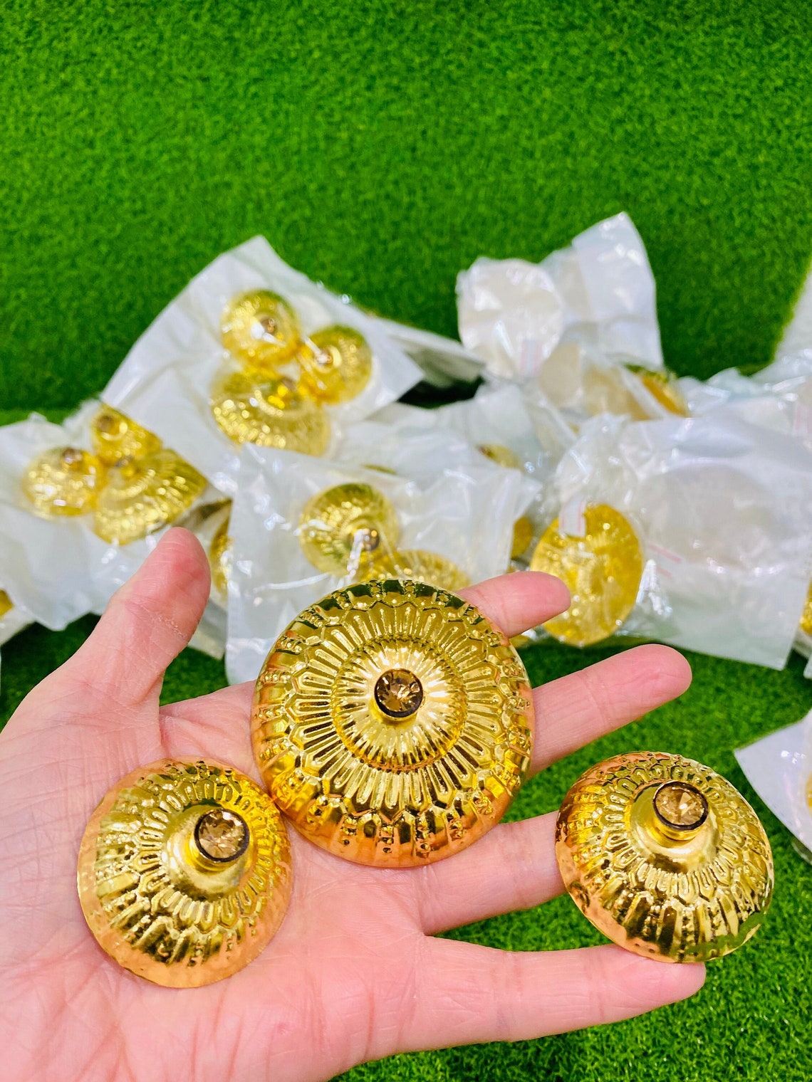 Golden Saggi Phull,giddha Jewelry,traditional Punjabi Saggi Phull for ...