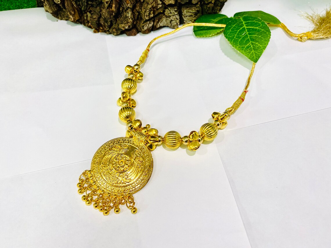 Punjabi Golden Kaintha With Ghungroo,indian Punjabi Folk Cultural ...