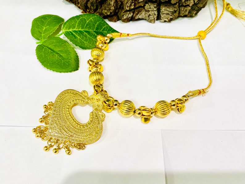 Punjabi Golden Kaintha With Ghungroo,indian Punjabi Folk Cultural ...