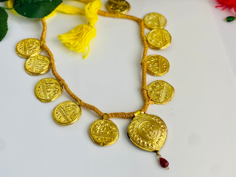 Kaintha Jewelry Big Singh Taweet Necklace Haar for Giddha Bhangra ...