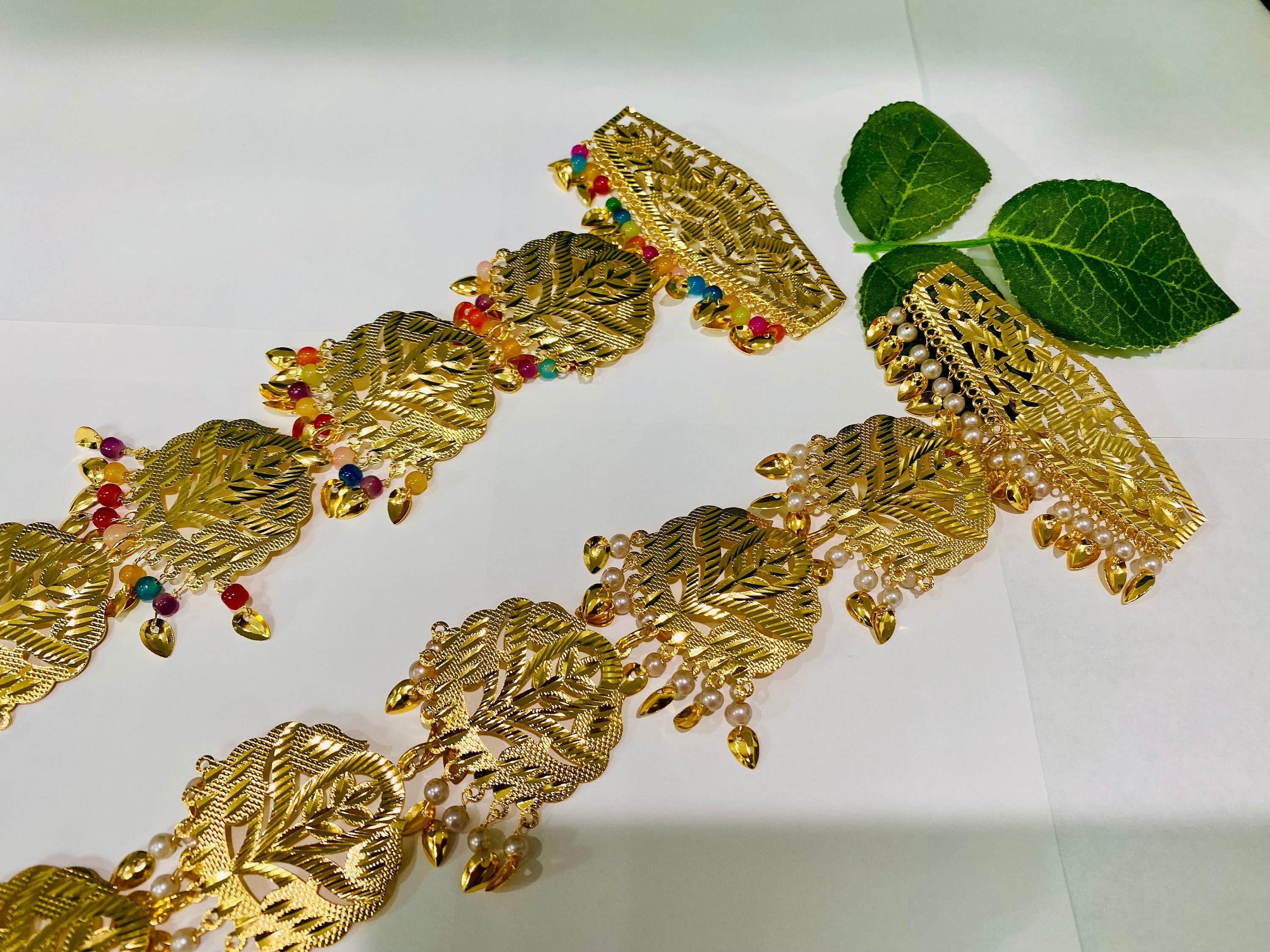 Punjabi Traditional Paranda Gold Plated Paranda Punjabi Gutt Gold ...