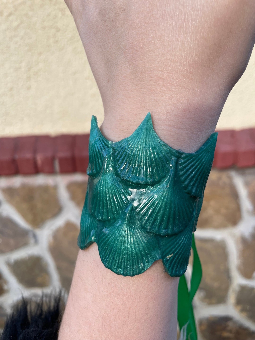 Silicone Mermaid Scale Cuffs: Waterproof Costume Bracers - Etsy