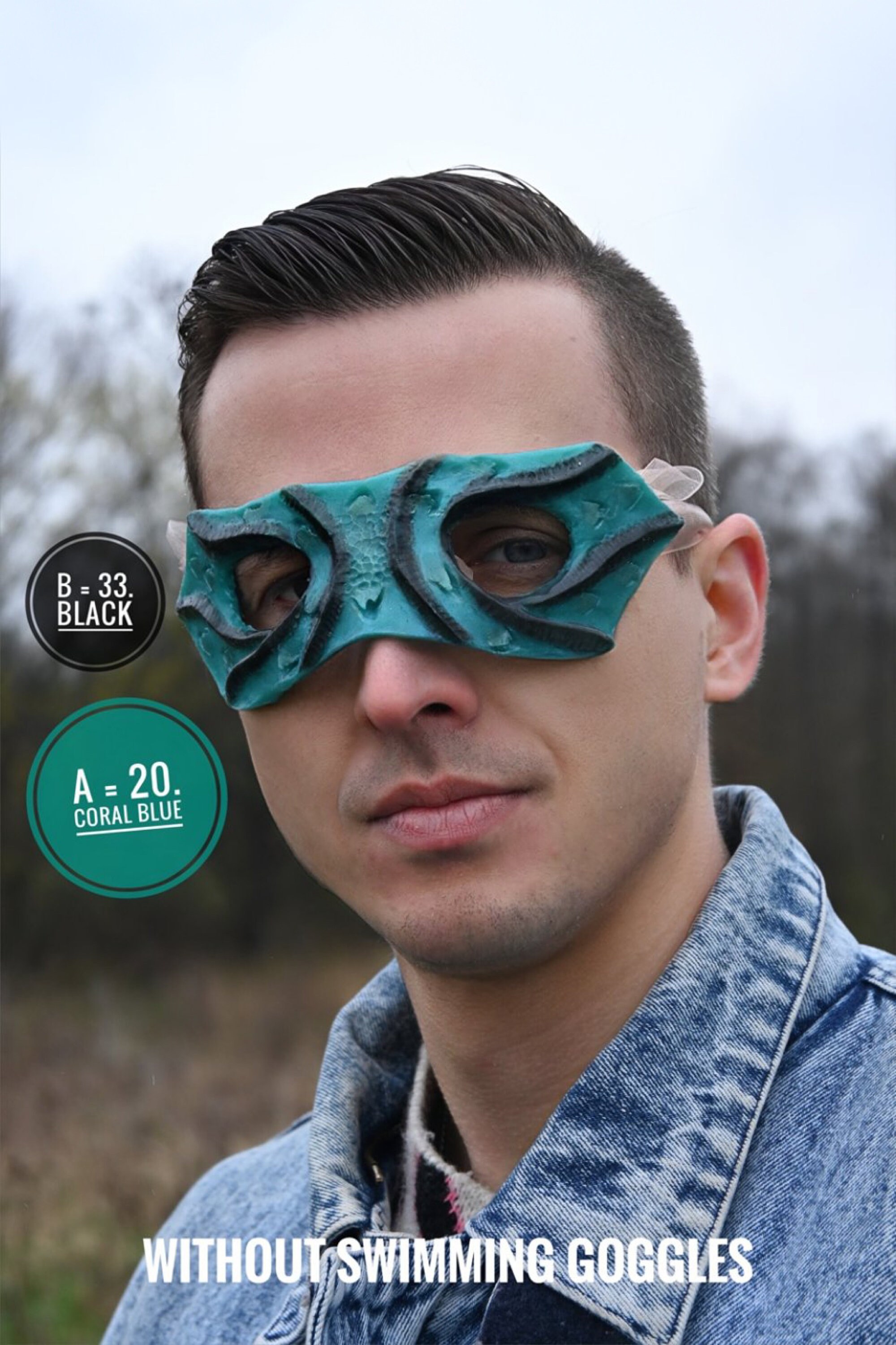 Mermaid Silicone Swimming Goggles: Carnival Costume Mask - Etsy