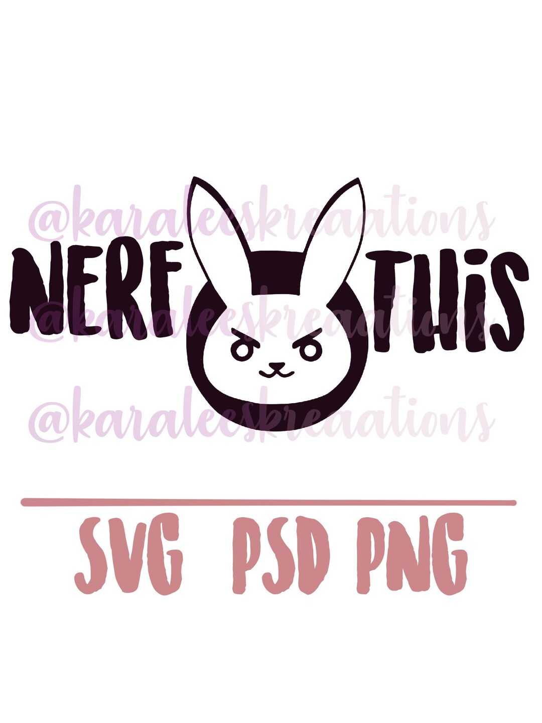 Overwatch D.va nerf This Doodle SVG PNG PSD for - Etsy UK