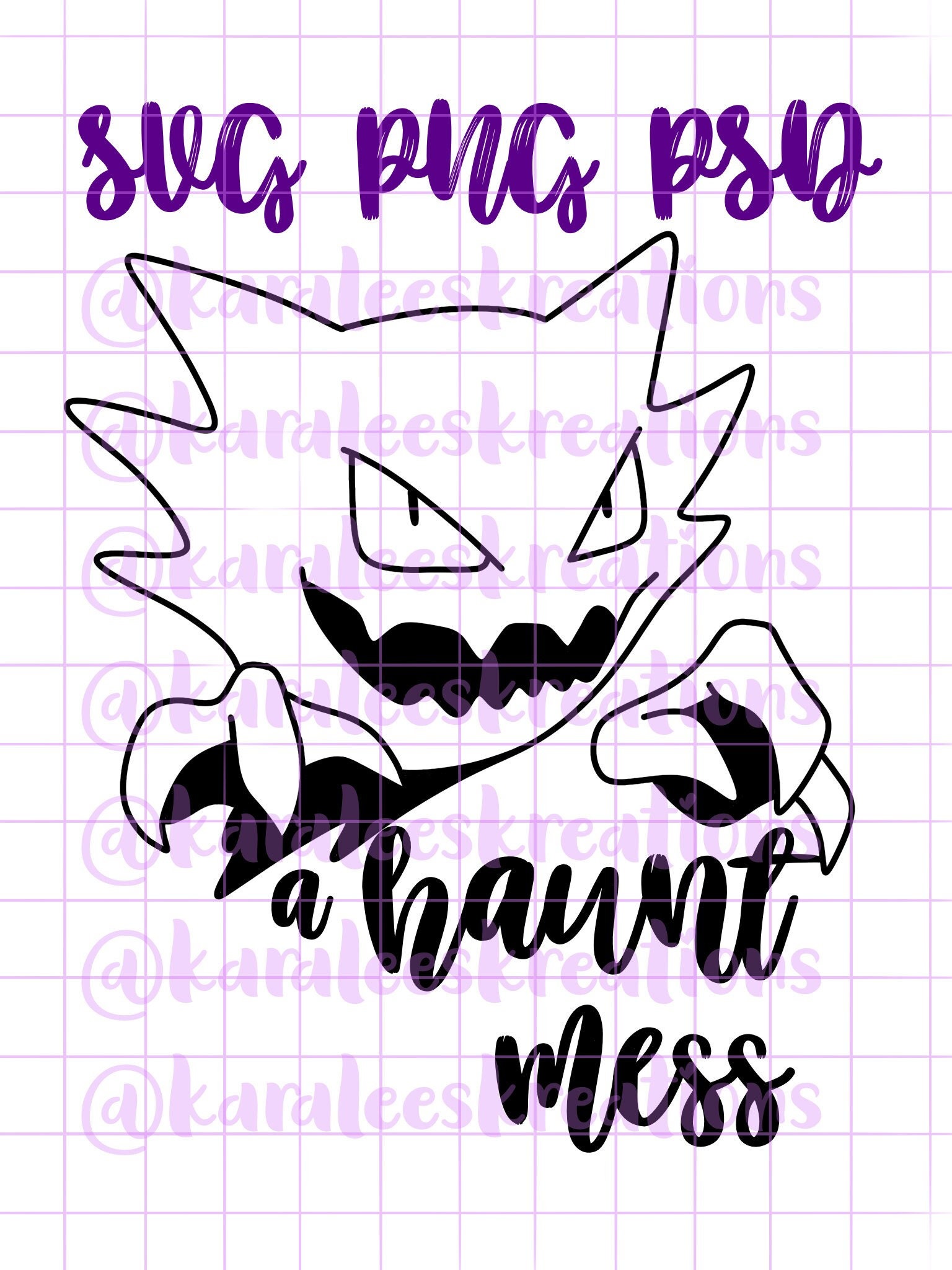 Pokemon Haunter Silhouette