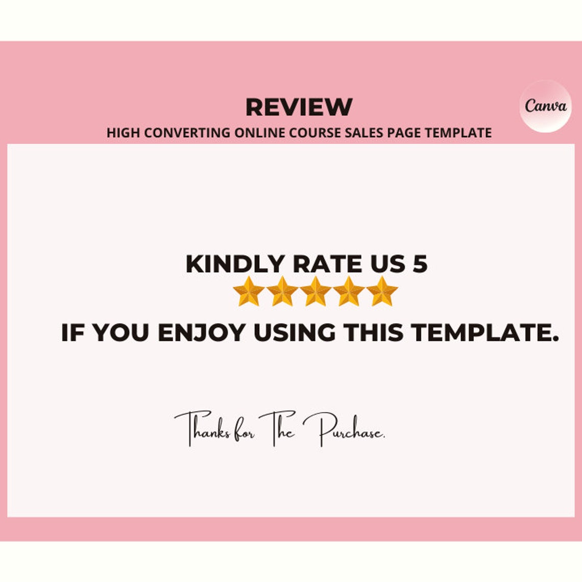 Course Sales Page Template Online Course Launch Template Website ...