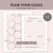 Goal Setting Planner Goal Planning Worksheet Goal Tracking - Etsy