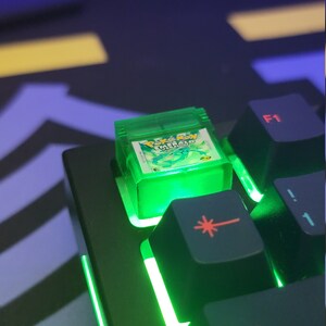 Custom Pokemon Gameboy Cartridge Keycaps Ruby Emerald - Etsy