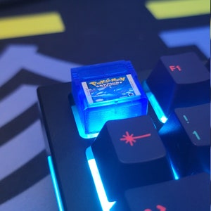 Custom Pokemon Gameboy Cartridge Keycaps Ruby Emerald - Etsy