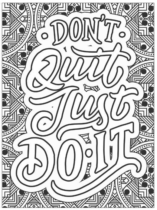 60+ Motivational and Inspirational Coloring Pages - Etsy