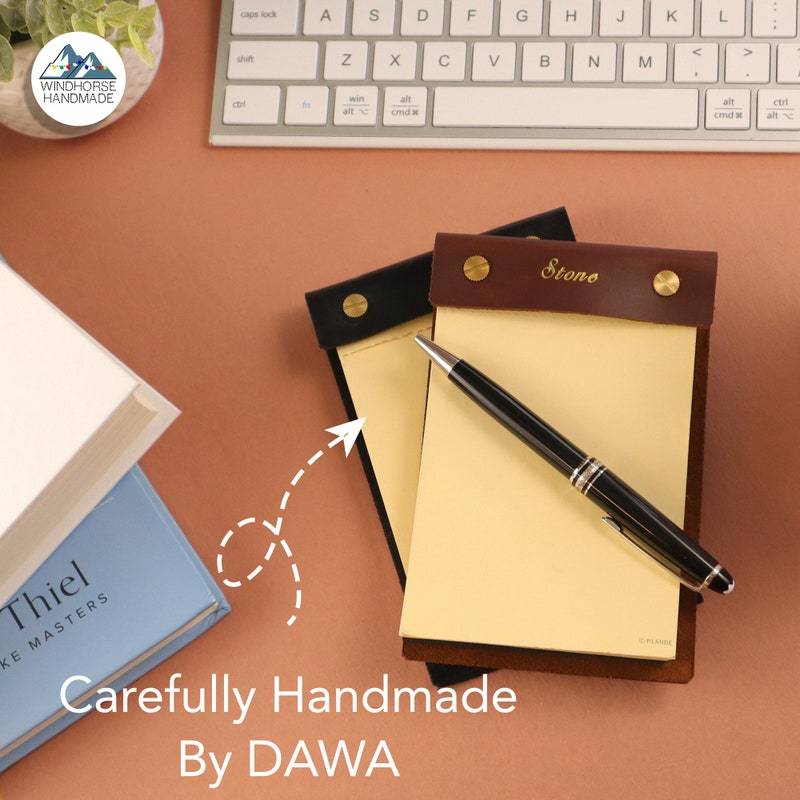 Leather Notepad - Etsy