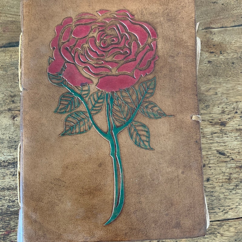 Leather Rose - Etsy