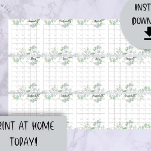 Printable Yearly Planner | Monthly Planner | Blank Yearly Planner ...