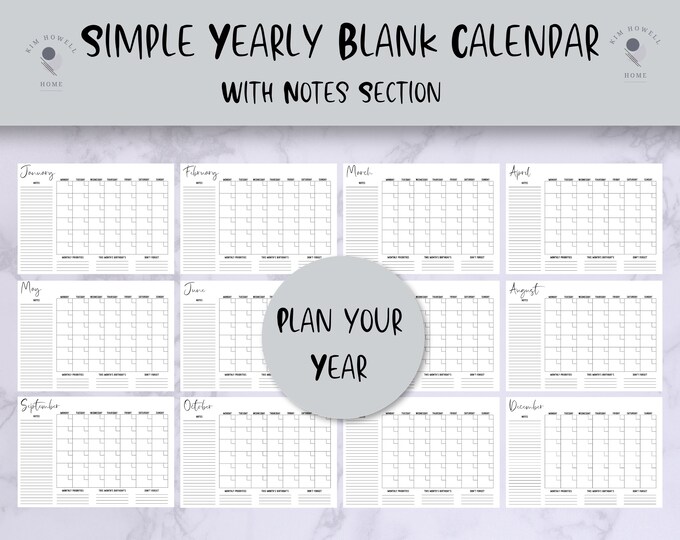 Simple Planner Printable Planner Bundle Weekly Planner Daily Planner ...