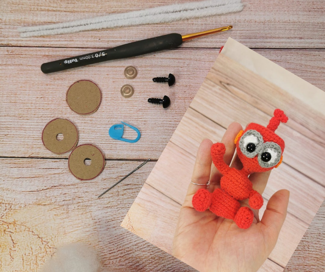 French Crochet PDF Tutorial for Making Nono the Little Robot ...