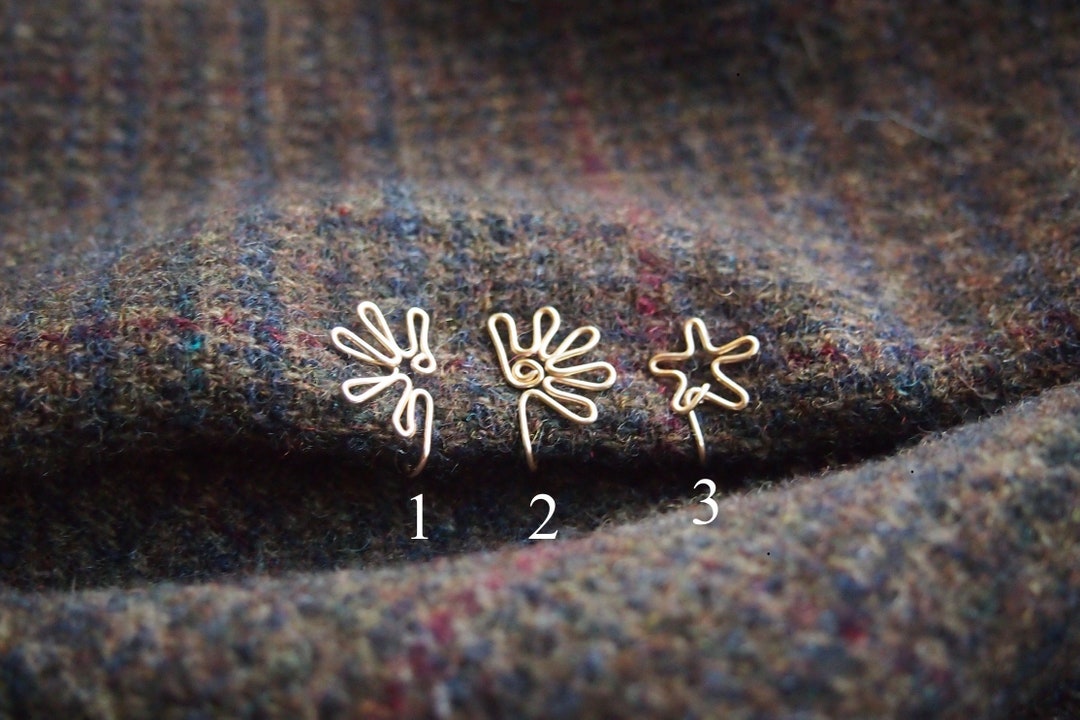 Funky Fake Nose Cuff Set in Gold/silver | Faux Nose Ring, No Piercings ...