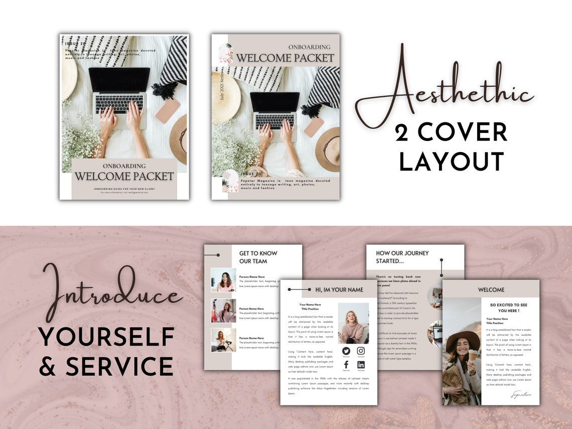 30 Client Welcome Packet for Coach ,onboarding New Client,business ...