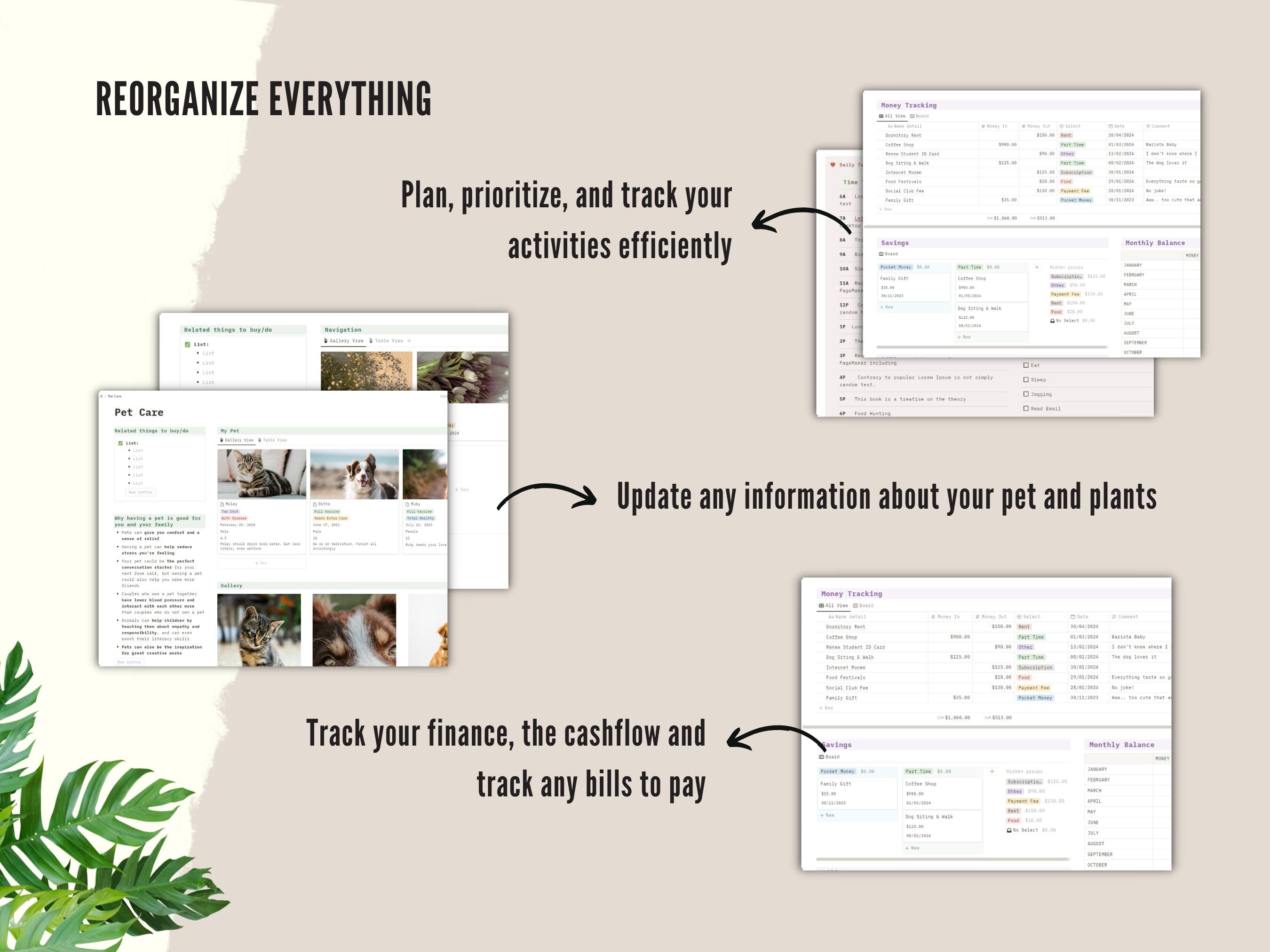 Notion Template Ultimate That Girl Planner, All in One Dashboard, New ...