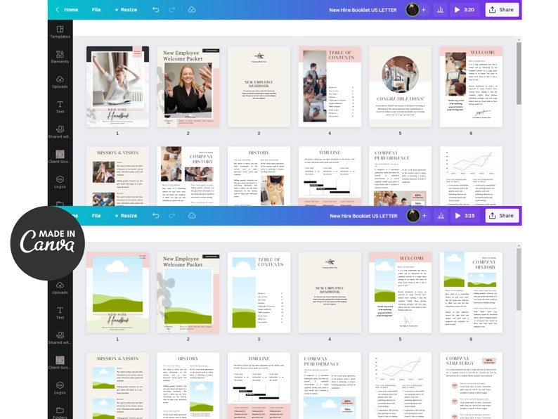 44 Employee Welcome Package, New Hire Manual Handbook, HR Manual ...