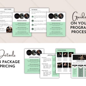 32 Fitness Client Welcome Packet for Health Nutrition Coaches, Fitness ...