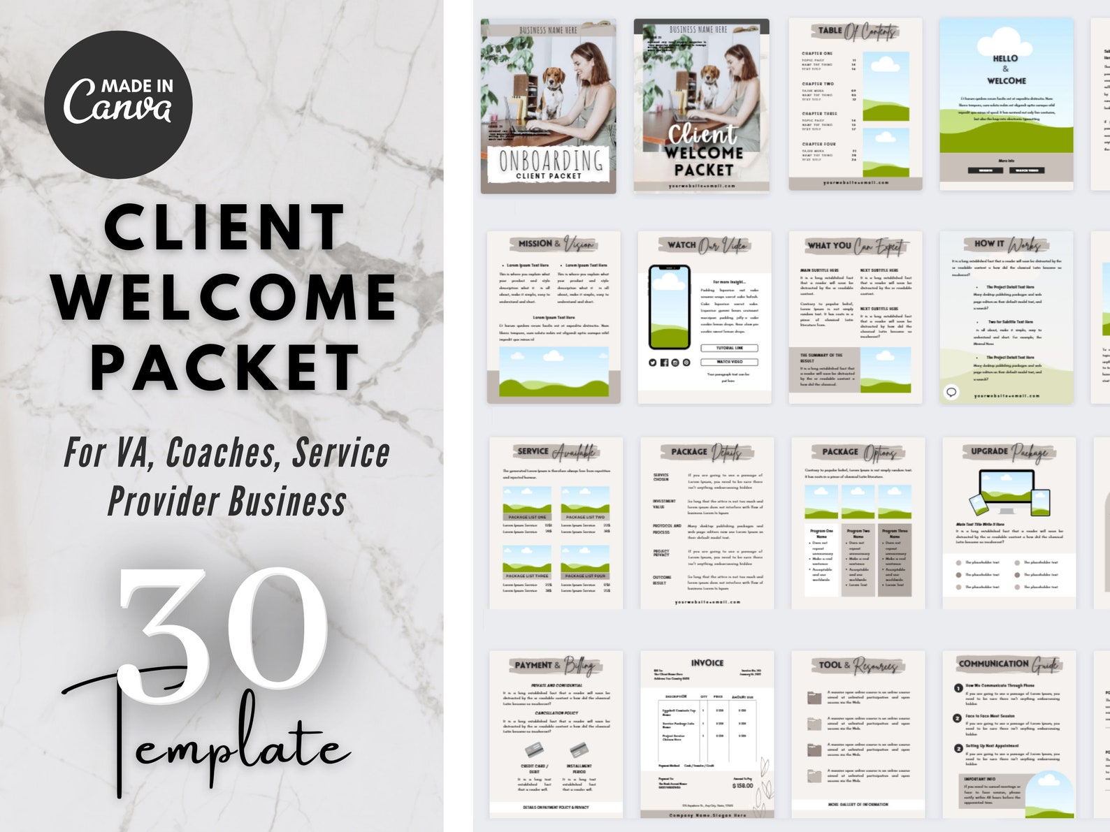 30 Client Onboarding Packet, Welcome New Client Guide, Client Welcome ...