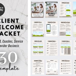 30 Client Onboarding Packet, Welcome New Client Guide, Client Welcome ...