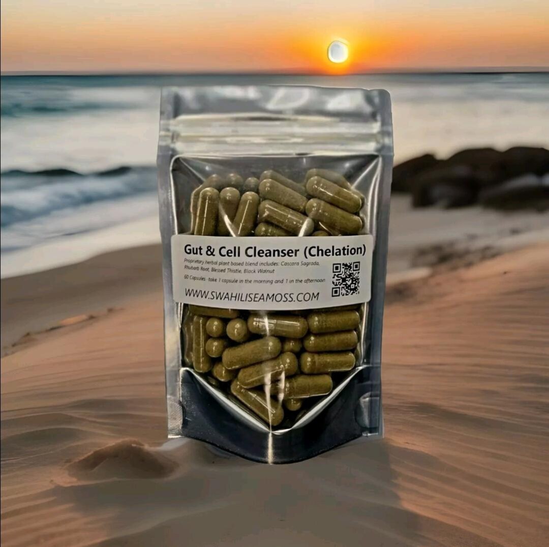 Dr Sebi Inspired Gut & Colon Cleanser (similar to CHELATION 1 and 2) 60 ...