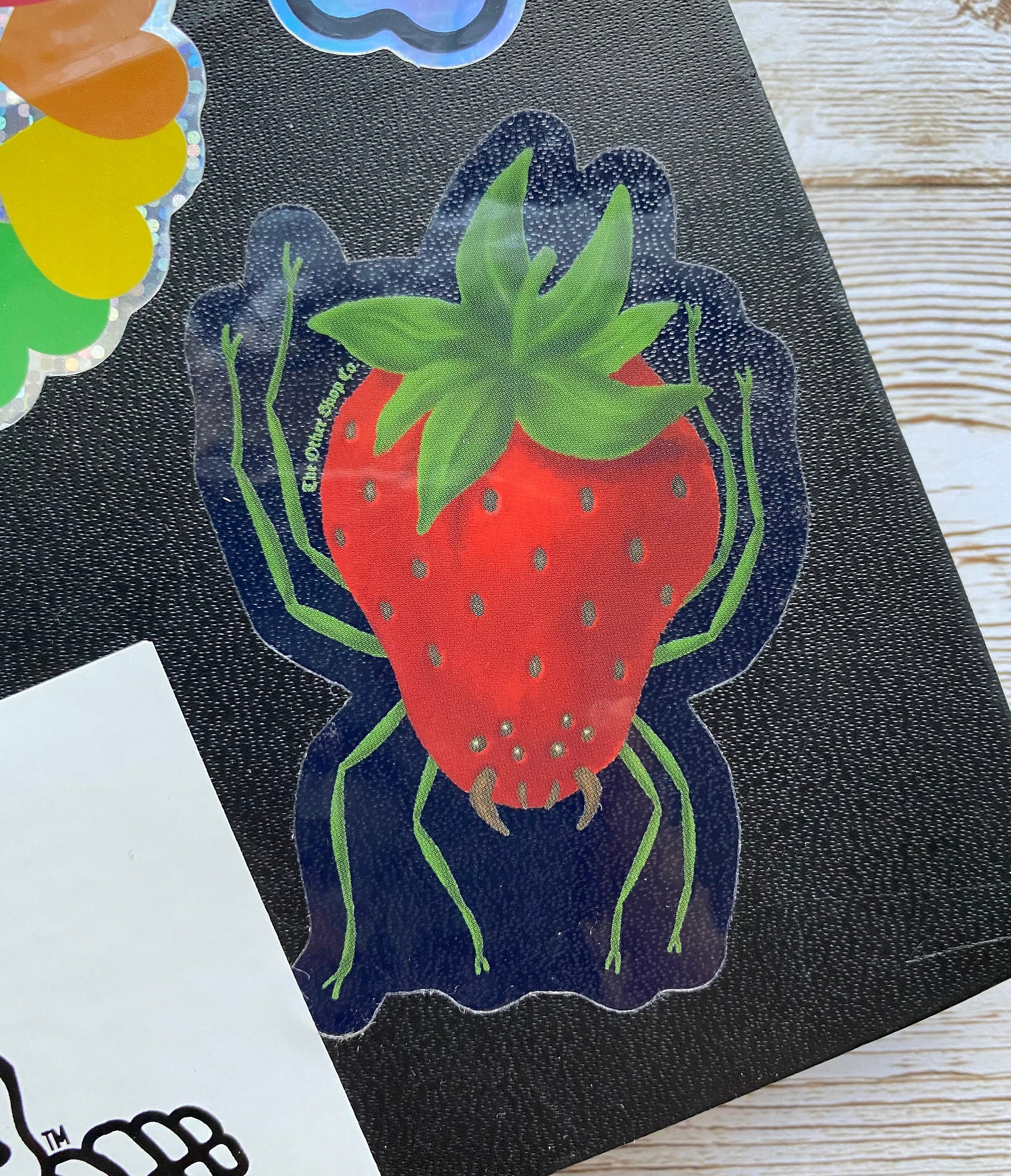 Strawberry Bug Sticker, Creepy Vinyl, Fruit Sticker - Etsy