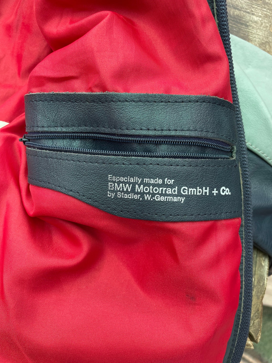 Original BMW Leather Motorcycle Jacket - Etsy