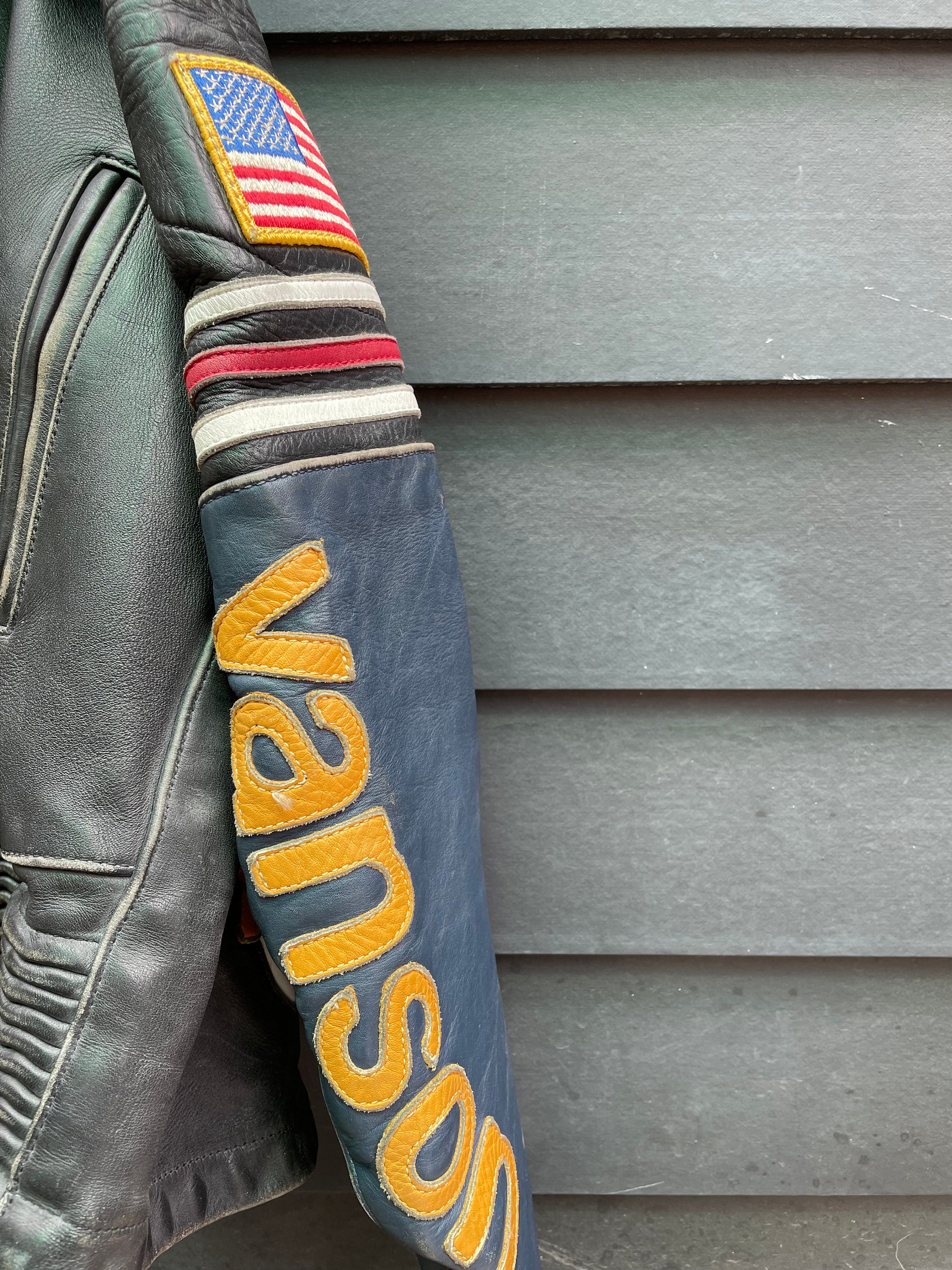 Vintage Vanson Leather Motorcycle Jacket - Etsy
