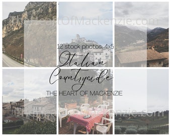 Italian Countryside Drawing - Etsy