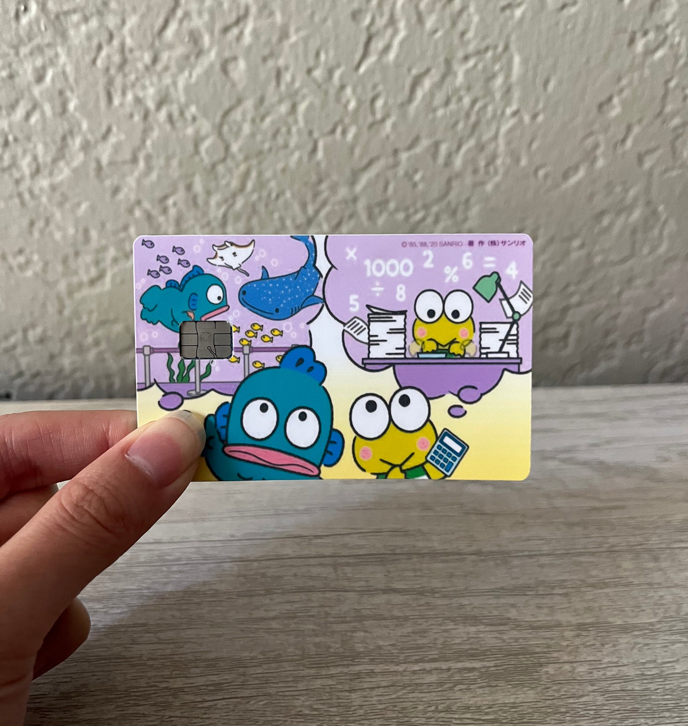 Hangyodon & Keroppi Credit Card Skin - Etsy