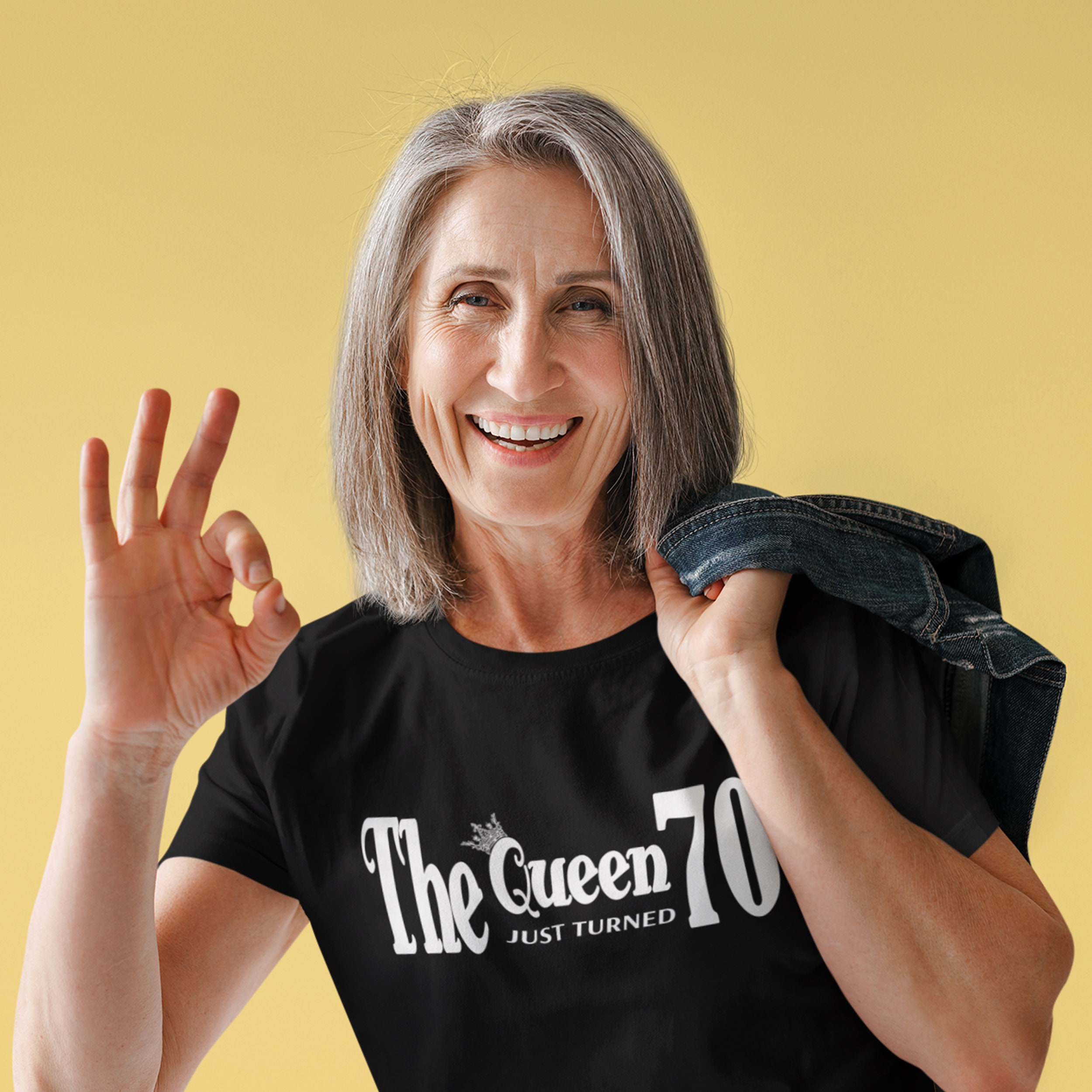 The Queen Just Turned 70 Year Tshirt 70th Birthday Gifts for Her Tee ...
