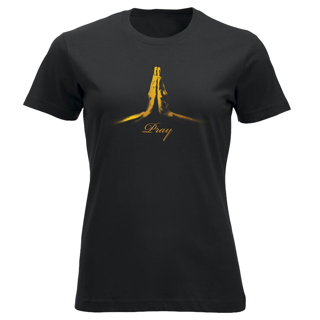 PRAY Praying Hand T Shirt Prayer Hands Religious Tee Christian - Etsy