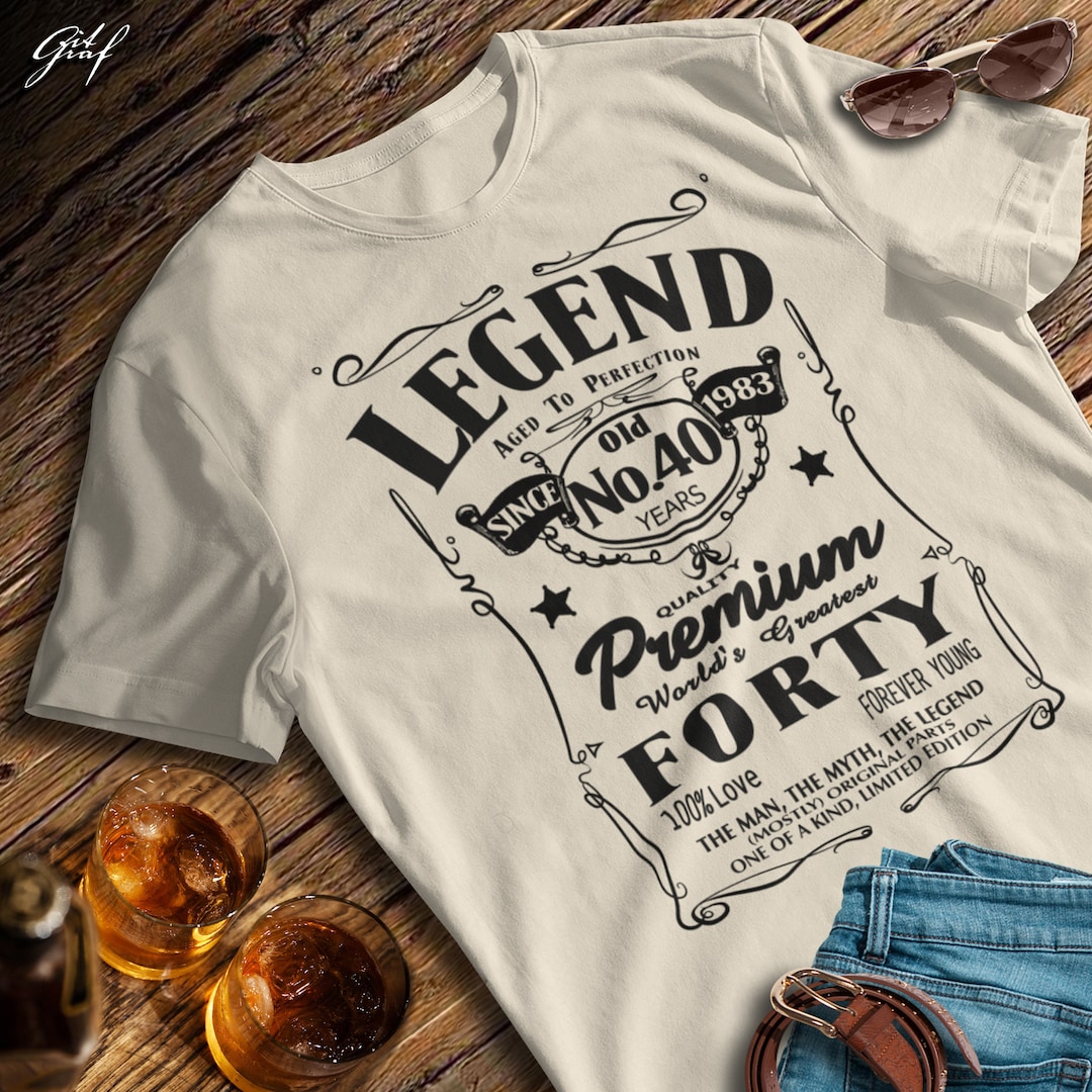 40th Birthday Gift Ideas for Men Legend Since 1983 40th - Etsy