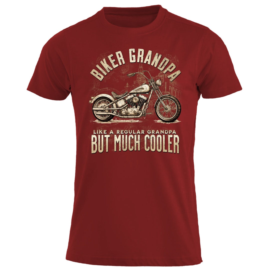 Biker Grandpa Like A Normal Grandad but Much Cooler Vintage Chopper ...