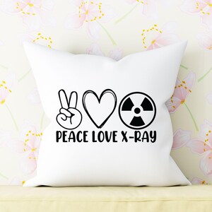 Peace Love X-ray Svg, Radiology Technician, X-ray Tech, X-ray Tech Svg ...