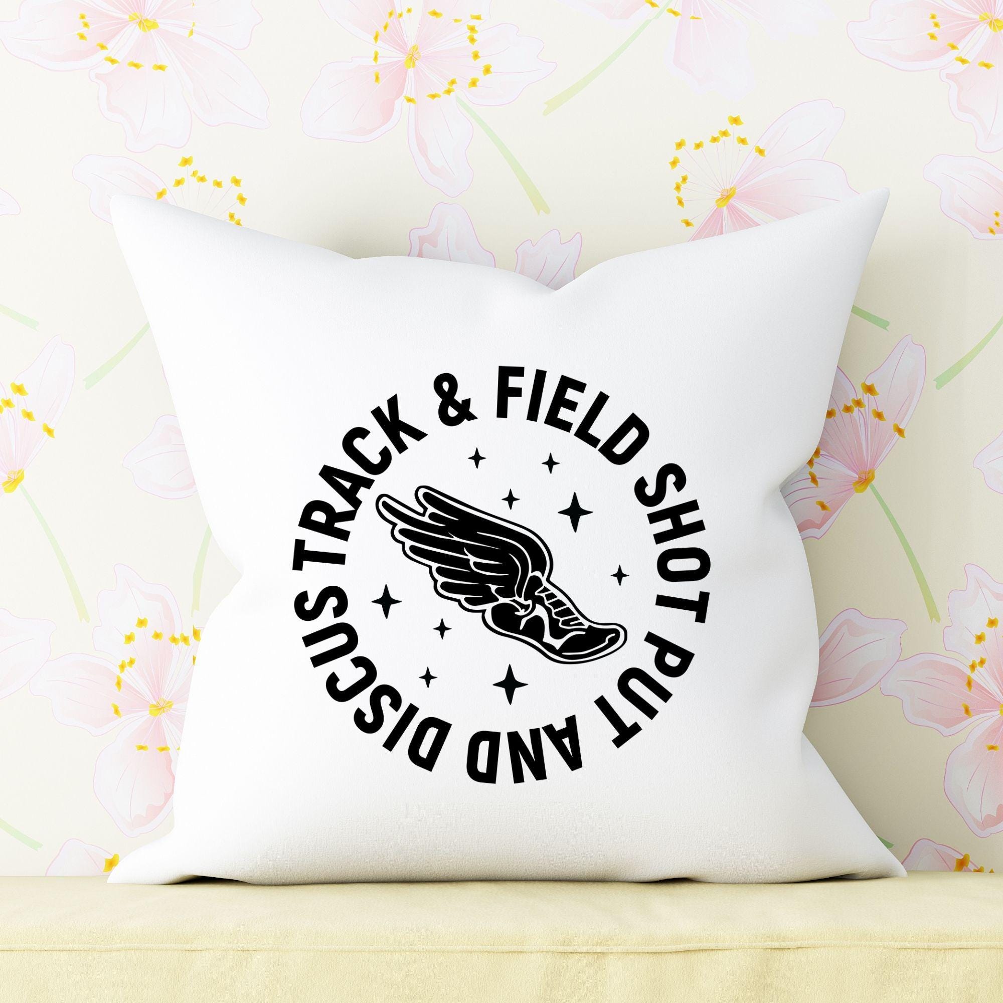 Track and Field SVG: Shot Put, Discus, Wings Design (digital Download ...