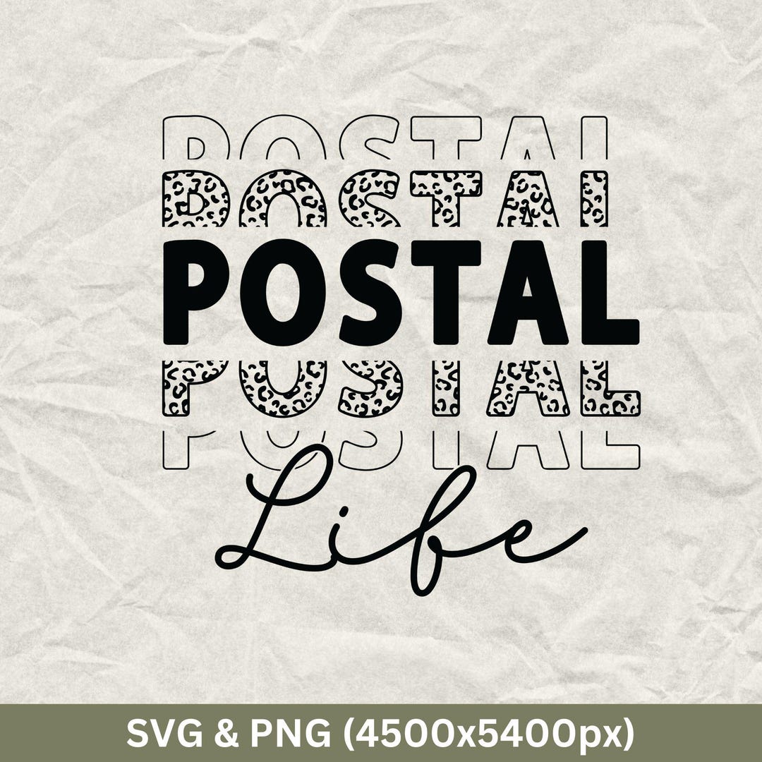 Postal Life Svg, Mail Lady Gift, Post Office Gifts, Mail Carrier ...