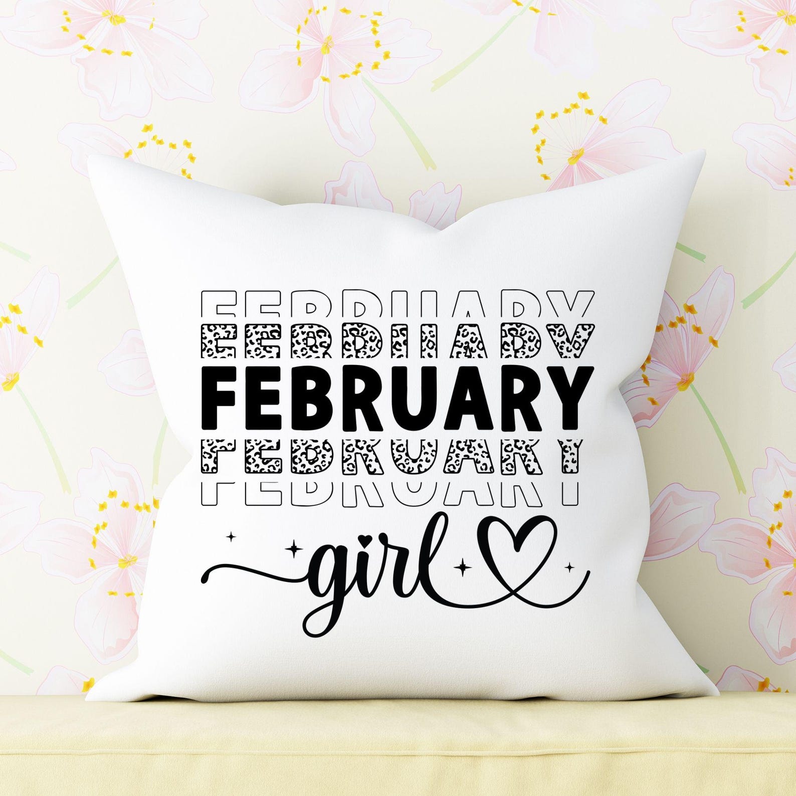 February Girls SVG, February Birthday Shirts, Funny Birthday Gift ...