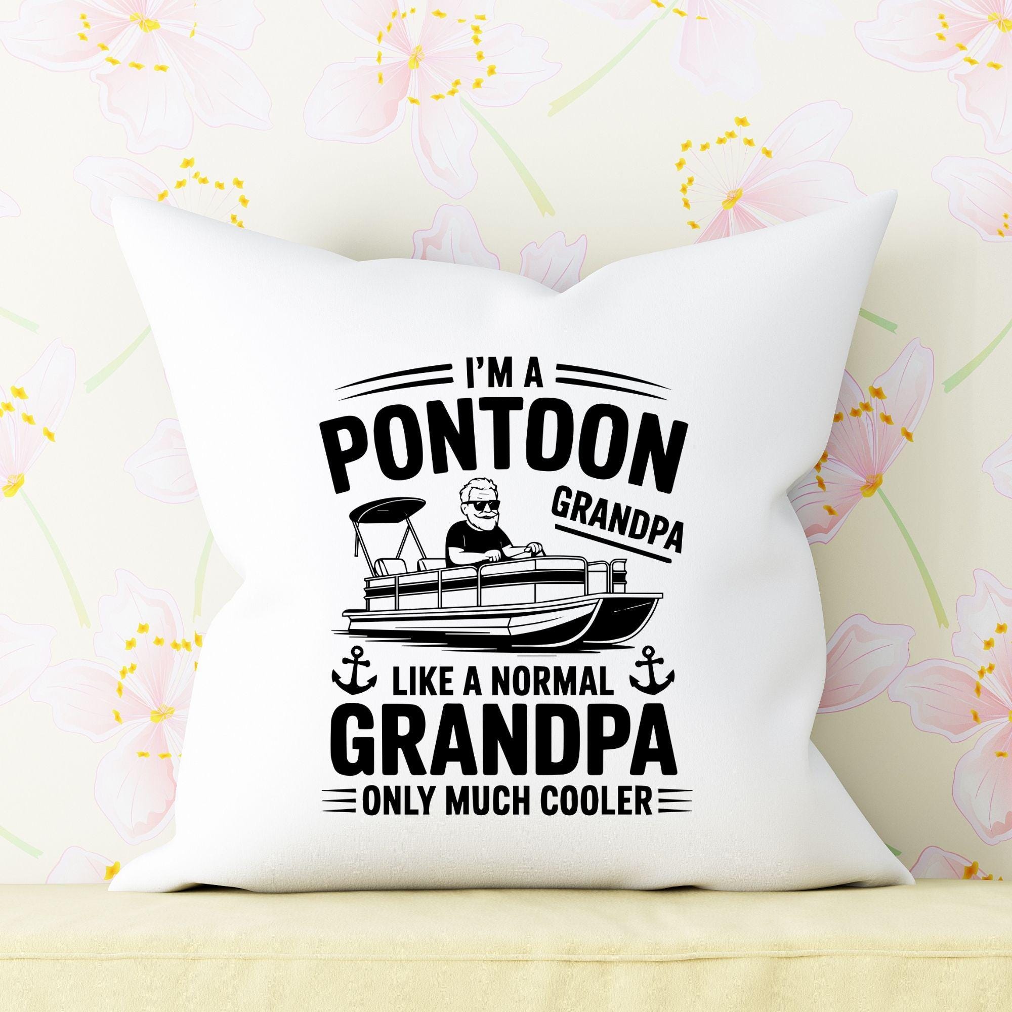 Pontoon Grandpa SVG: Funny Lake Quote Design (digital Download) - Etsy