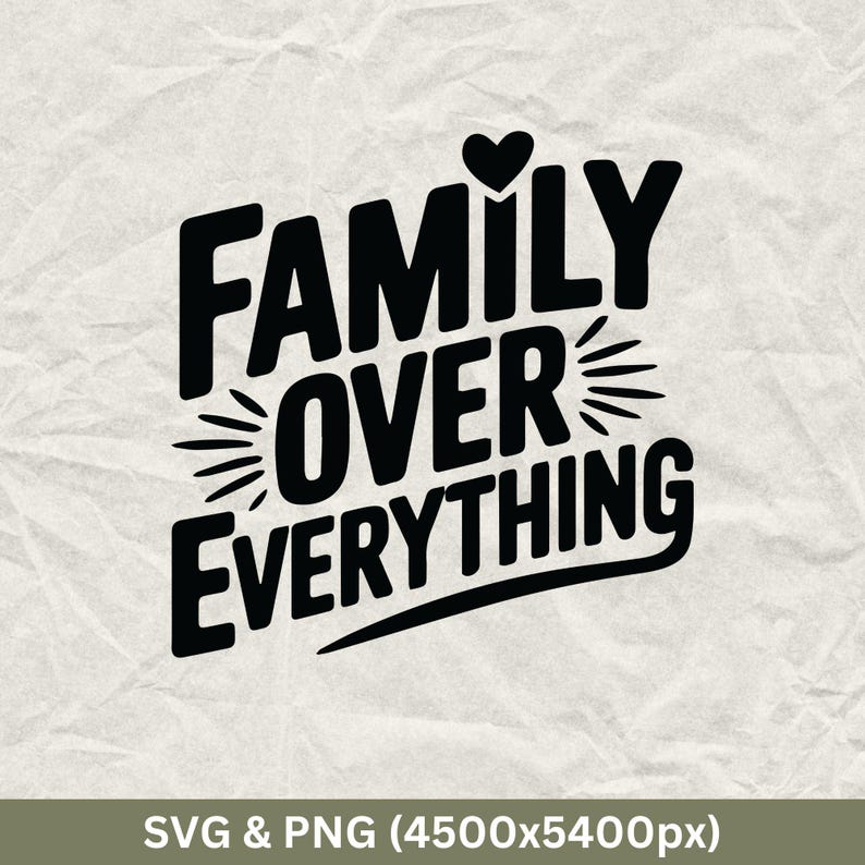 Family Over Everything SVG: Reunion Quote, Farmhouse Saying (digital ...