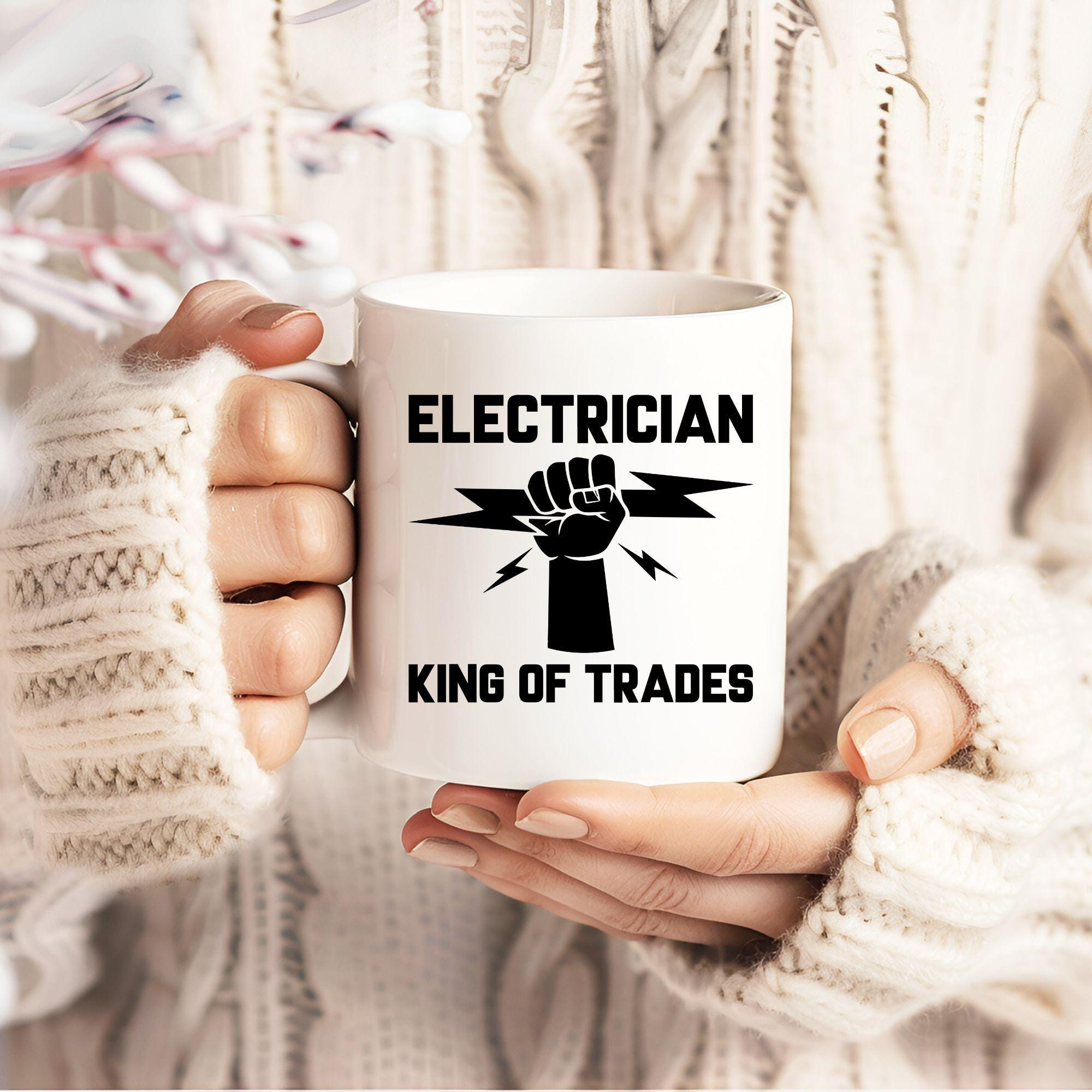 Electrician King of Trades Svg, Electrician, Funny Electrician ...