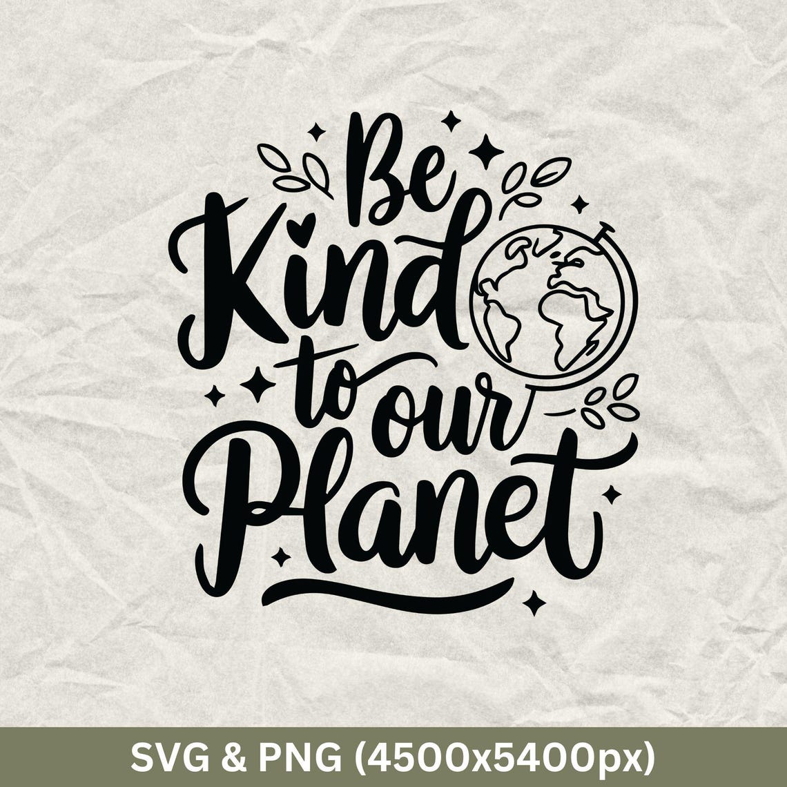 Be Kind to Our Planet, Earth Day Svg, Planet Earth Svg, Earth Day ...