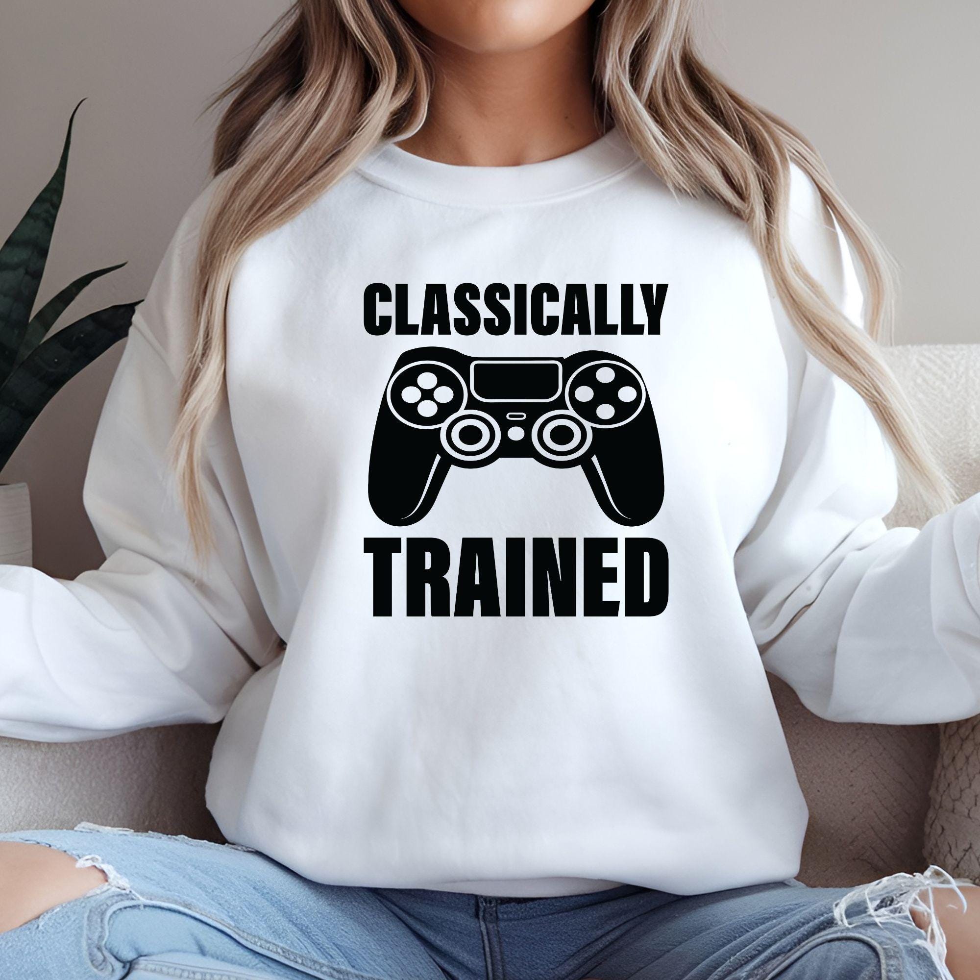 Classically Trained Gamer SVG: Funny Video Game Controller Design (SVG ...