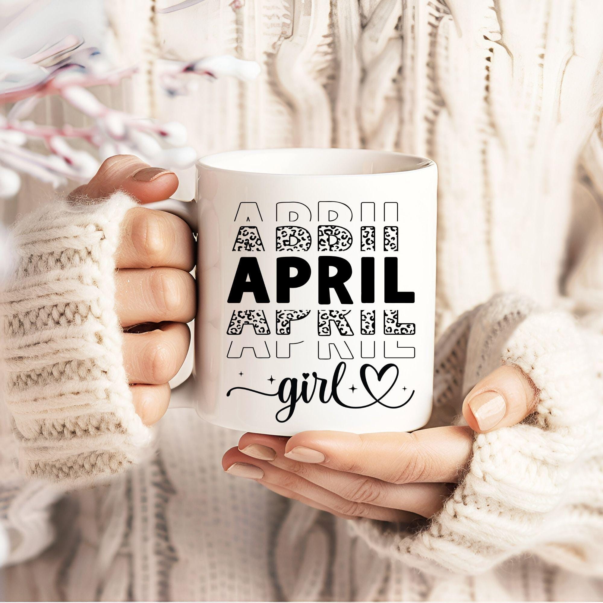 April Girl SVG, April Birthday Shirts, Funny Birthday Gifts, Birthday ...