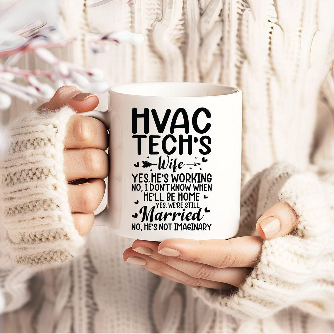 HVAC Technician Wife Svg Png, Heating Air Conditioning Svg, Hvac Tech ...